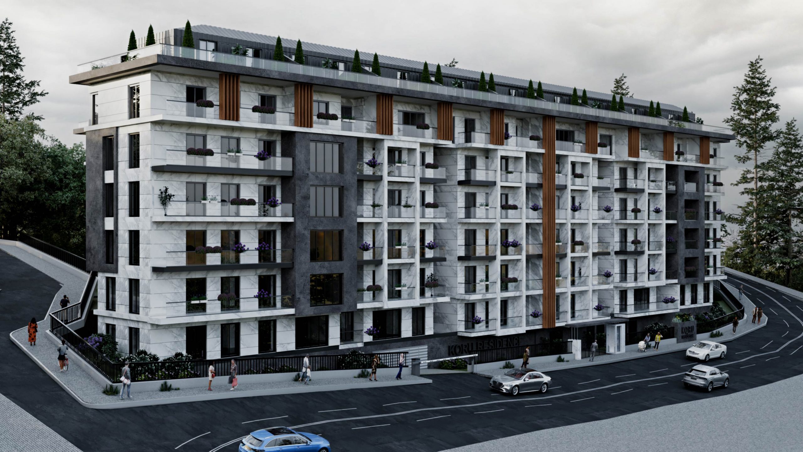 Alternative Istanbul Residential Facade Design – Örmeci Mimarlık Proje & Tasarım